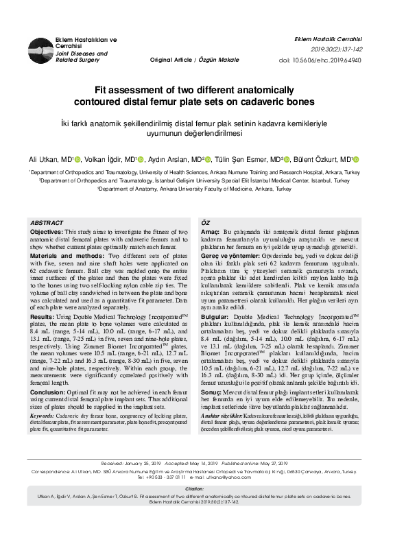(PDF) Fit assessment of two different anatomically contoured distal ...
