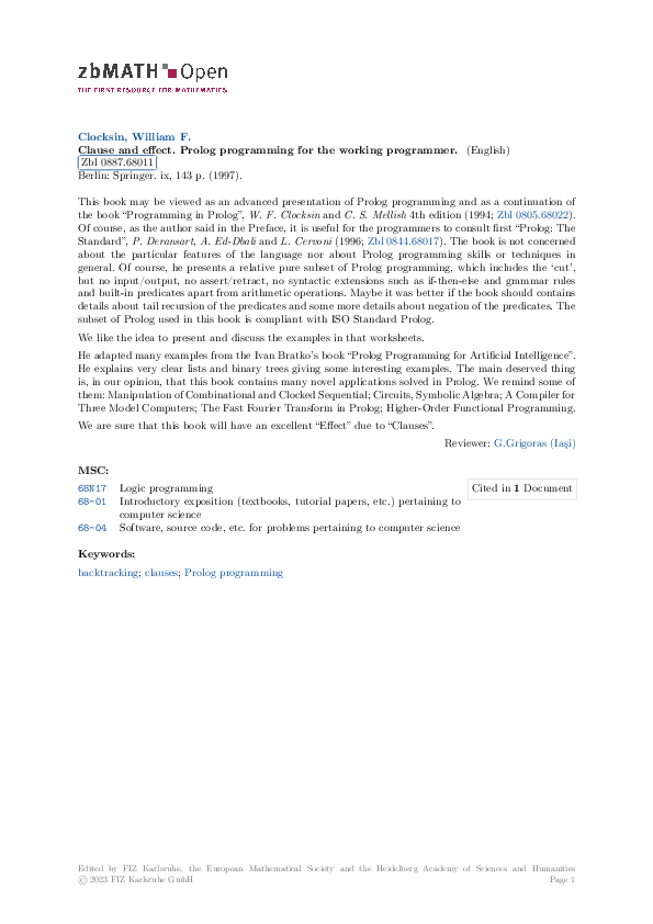 (PDF) Clause and Effect