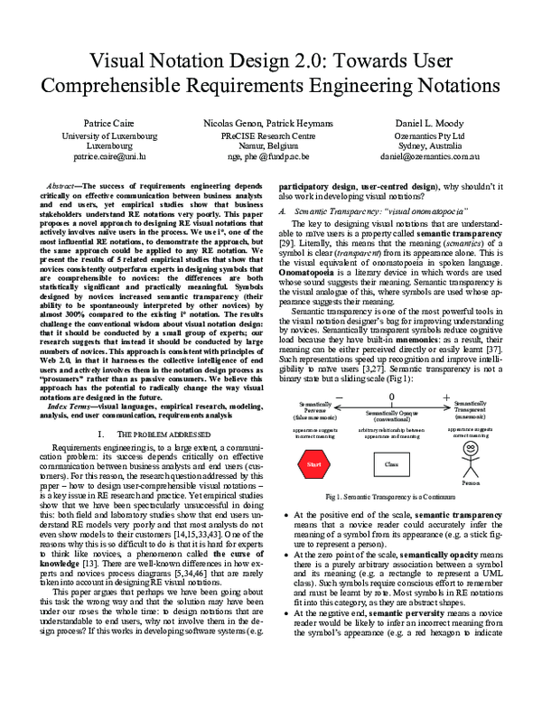 (PDF) Visual notation design 2.0: Towards user comprehensible ...