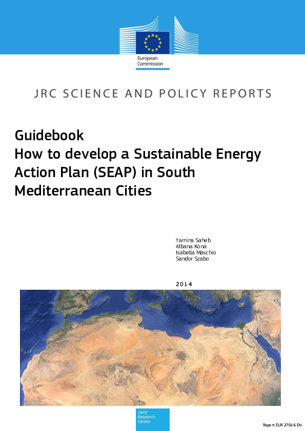 (PDF) Guidebook How to develop a Sustainable Energy Action Plan (SEAP) in South Mediterranean Cities