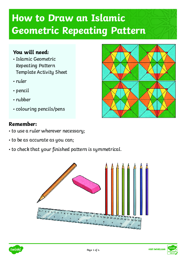 (PDF) How to Draw an Islamic Geometric Repeating Pattern