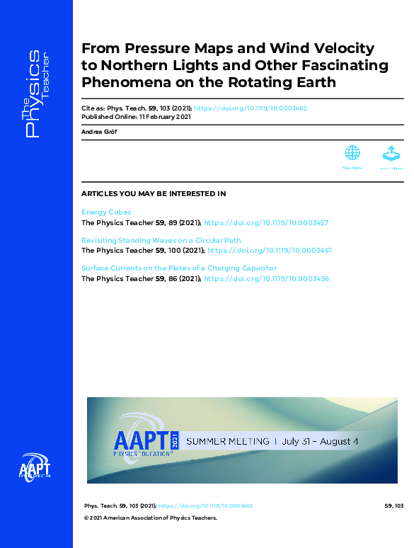 (PDF) From Pressure Maps and Wind Velocity to Northern Lights and Other ...