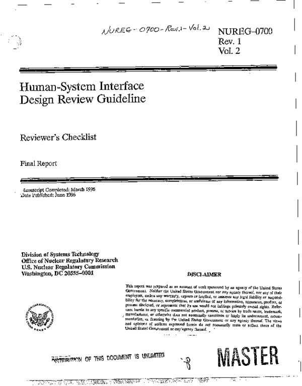 (PDF) Human-system interface design review guideline -- Reviewer`s ...