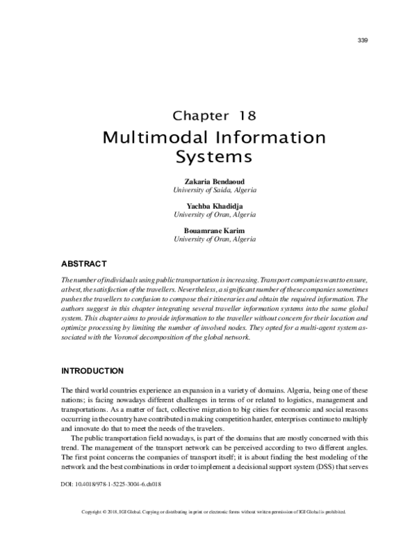 (PDF) Multimodal Information Systems