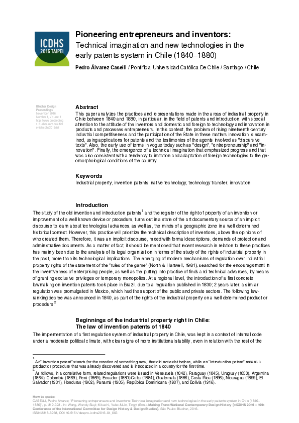 (PDF) Pioneering entrepreneurs and inventors: Technical imagination and ...