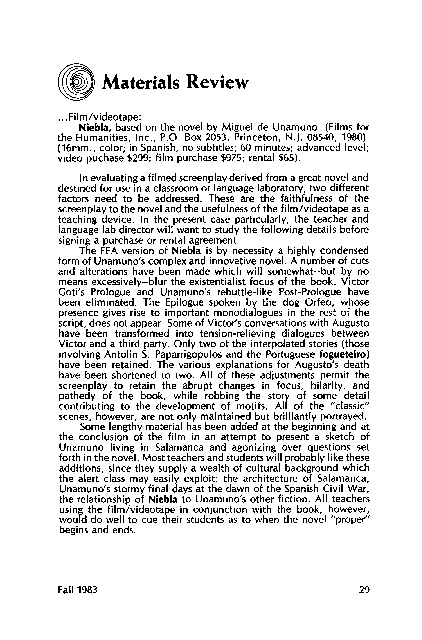 (PDF) Materials Review