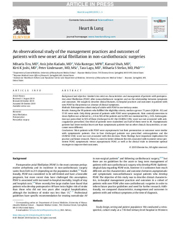 (PDF) An observational study of the management practices and outcomes of patients with new onset ...