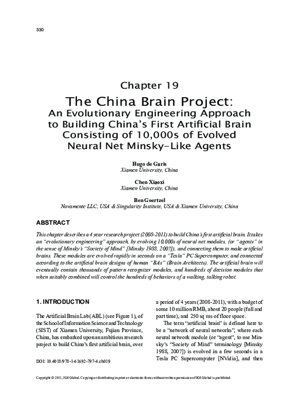 (PDF) The China Brain Project