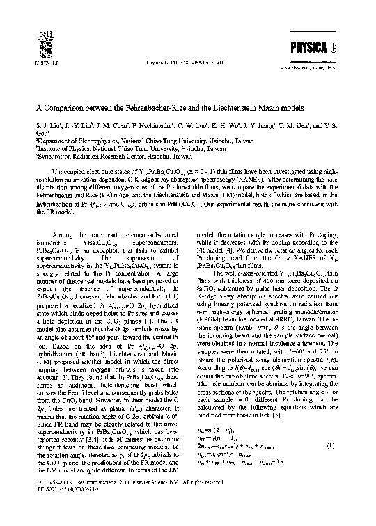 (PDF) A comparison between the Fehrenbacher-Rice and the Liechtenstein ...
