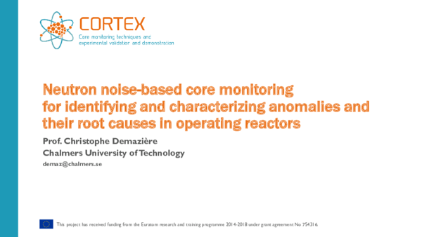 (PDF) Neutron Noise-Based Core Monitoring For Identifying And Characterizing Anomalies And Their ...