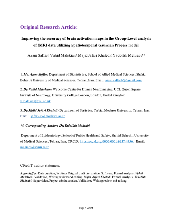 (PDF) Improving the accuracy of brain activation maps in the group-level analysis of fMRI data ...