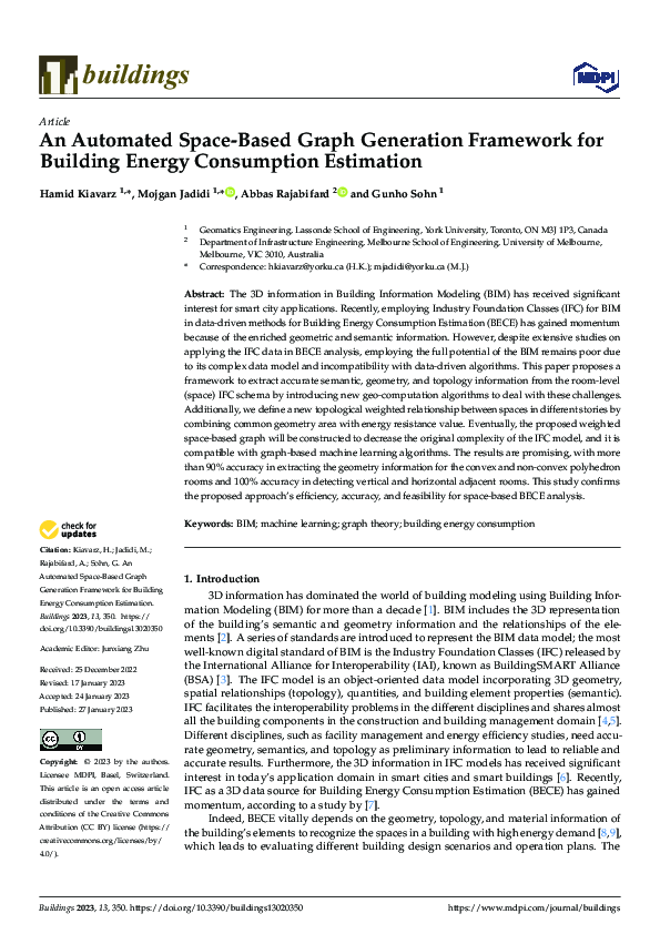 Pdf An Automated Space Based Graph Generation Framework For Building 4711