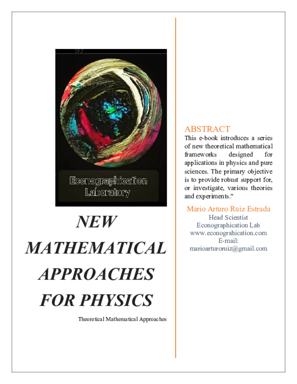 (PDF) NEW MATHEMATICAL APPROACHES FOR PHYSICS
