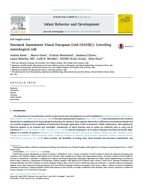 (PDF) Neonatal Assessment Visual European Grid (NAVEG): Unveiling ...