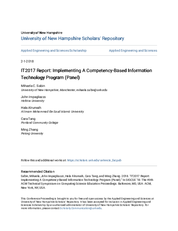 (PDF) IT2017 Report