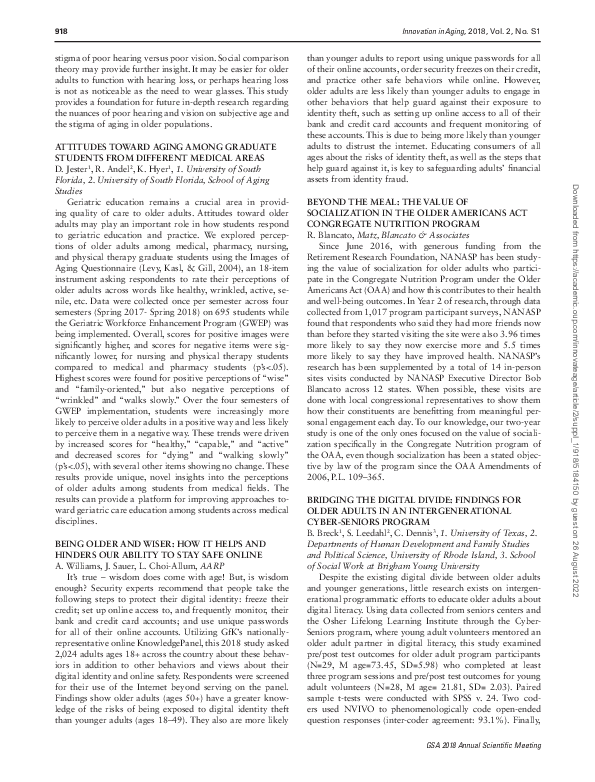 (PDF) Bridging the Digital Divide: Findings for Older Adults in an Intergenerational Cyber ...