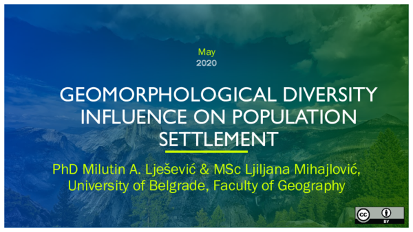 (PDF) Geomorphological diversity influence on population settlement