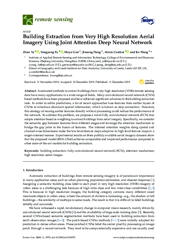 (PDF) Building extraction from very high resolution multispectral images using NDVI based ...