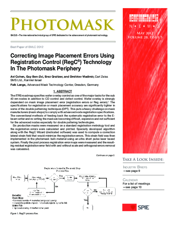 (PDF) Correcting image placement errors using registration control ...