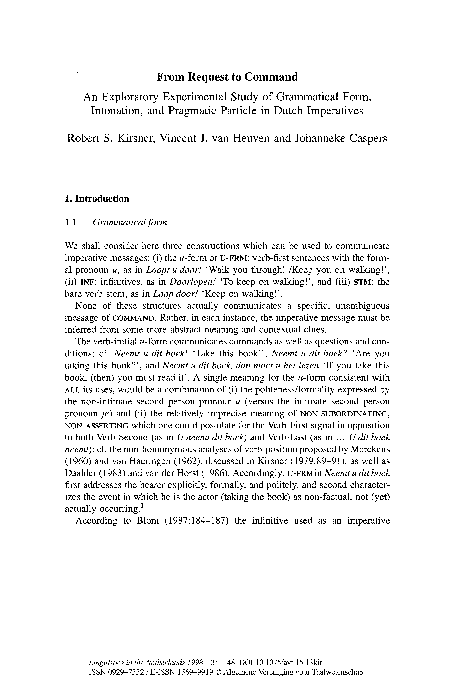 (PDF) From Request to Command