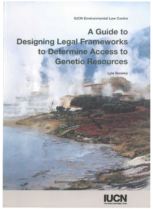 (PDF) A guide to designing legal frameworks to determine access to ...