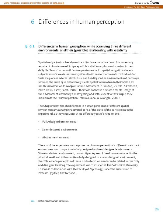 (PDF) Differences in human perception
