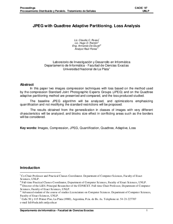 (PDF) JPEG with Quadtree Adaptive Partitioning. Loss Analysis | Raul Flores - Academia.edu
