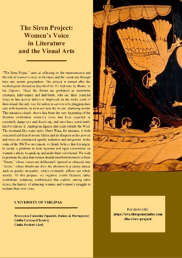 (PDF) The Siren Project: Women’s Voice in Literature and the Visual Arts