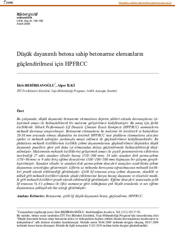 (PDF) HPFRCC for retrofitting of reinforced concrete members built with ...