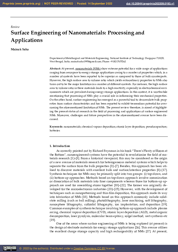 (PDF) Surface Engineering