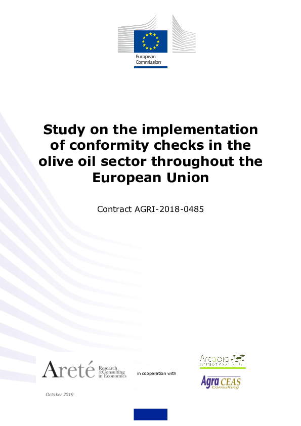 (PDF) Study on the implementation of conformity checks in the olive oil ...