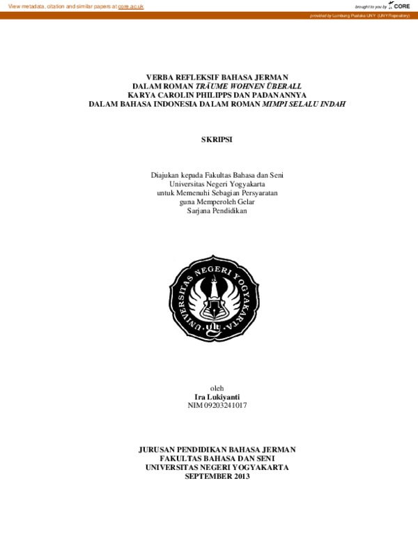(PDF) Verba Refleksif Bahasa Jerman Dalam Roman Trӓume Wohnen Überall ...