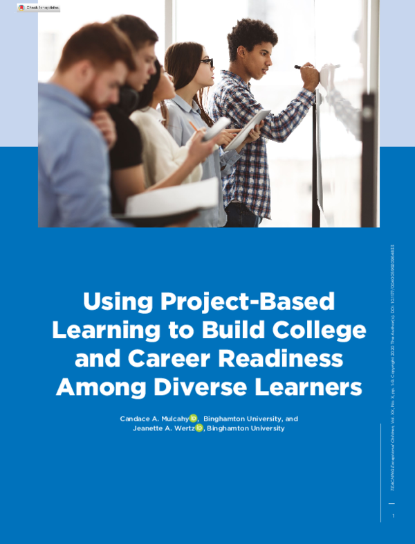(PDF) Using Project-Based Learning to Build College and Career ...