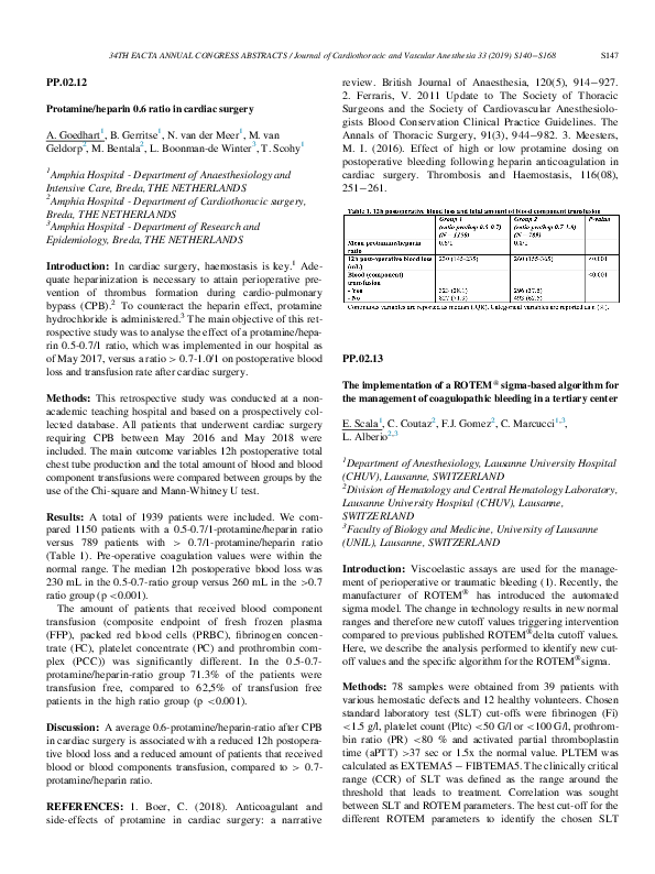 (PDF) The implementation of a ROTEM® sigma-based algorithm for the ...