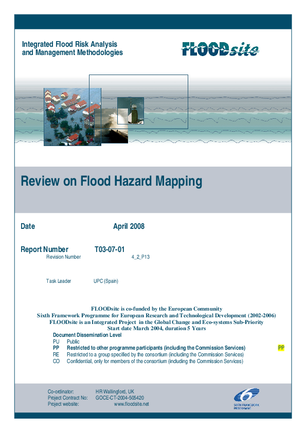 (PDF) Review of flood hazard mapping