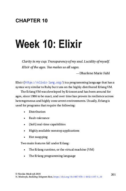 (PDF) Building Telegram Bots: Develop Bots in 12 Programming Languages using the Telegram Bot API