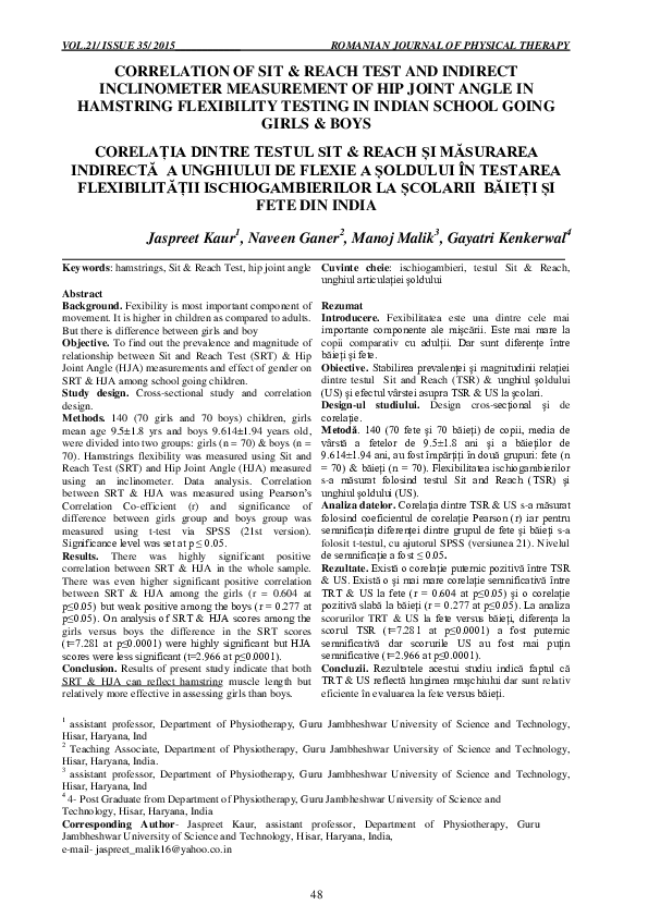 (PDF) Correlation study