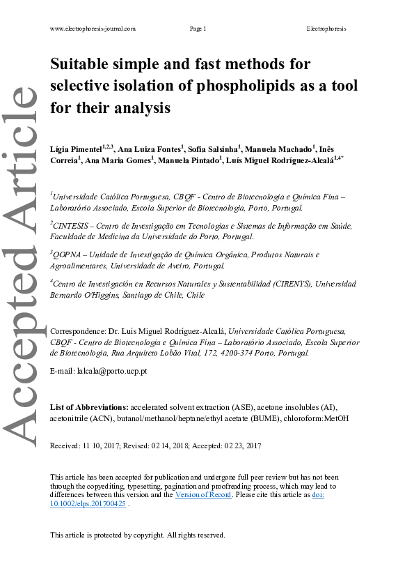 (PDF) Suitable simple and fast methods for selective isolation of ...
