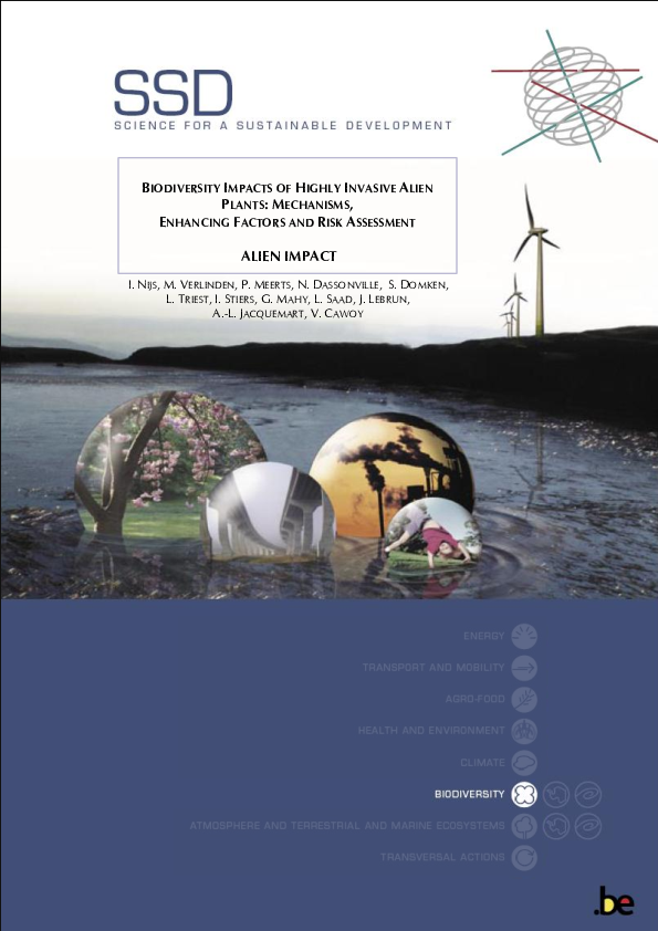 (PDF) Biodiversity impacts of highly invasive alien plants: mechanisms, enhancing factors and ...