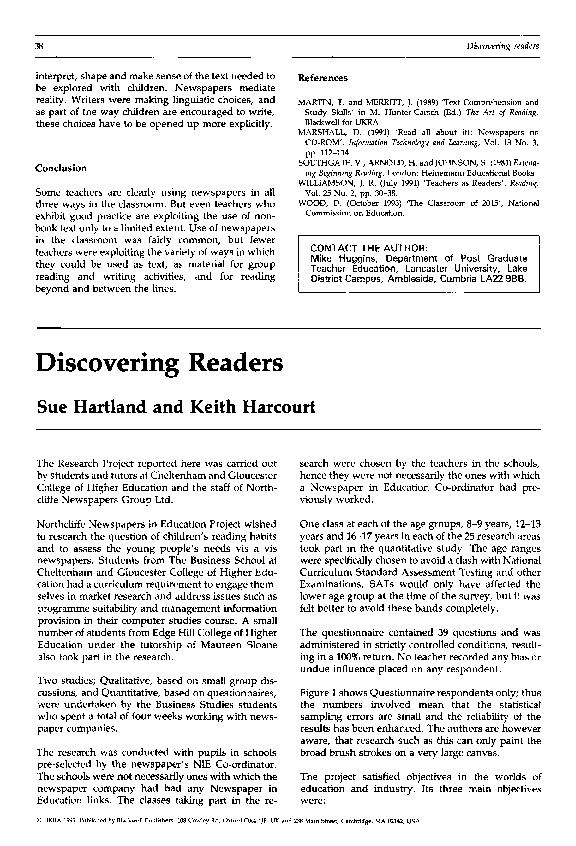 (PDF) Discovering Readers | Keith Harcourt - Academia.edu