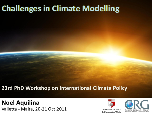(PDF) Challenges in Climate Modelling