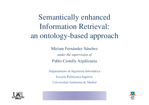 (PDF) Ontology-based Semantic Information Retrieval