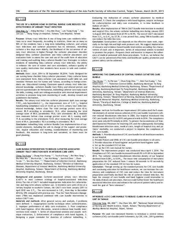 (PDF) Improving the compliance of central venous catheters care bundle