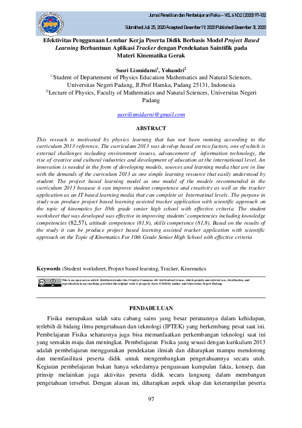 (PDF) Efektivitas Penggunaan Lembar Kerja Peserta Didik (LKPD) Berbasis ...