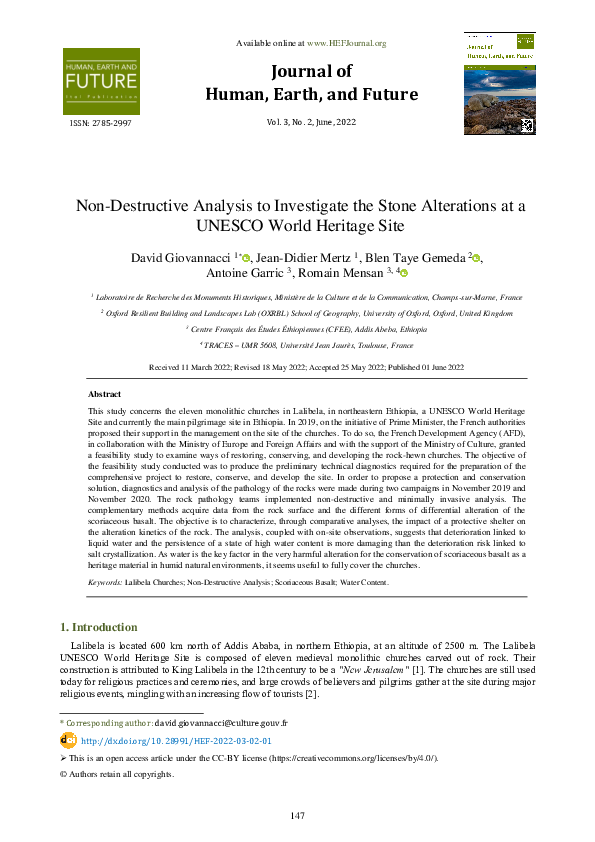 (PDF) Non-Destructive Analysis to Investigate the Stone Alterations at ...