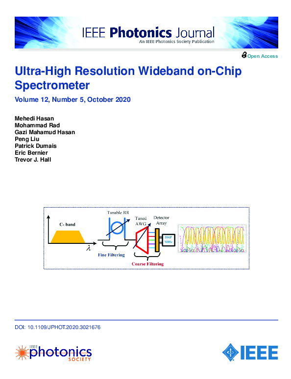 (PDF) Ultra-High Resolution Wideband on-Chip Spectrometer