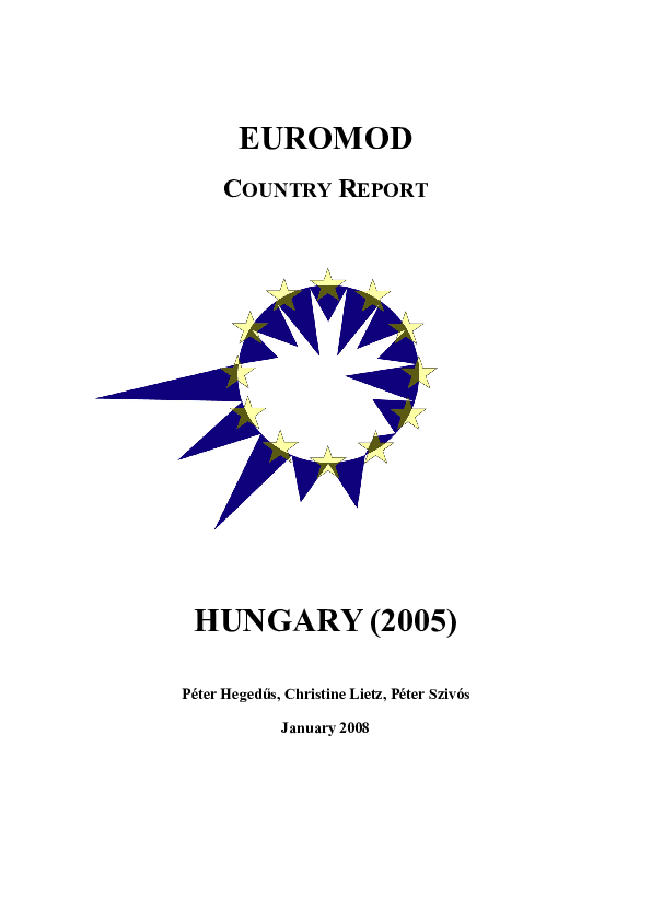 (PDF) Country report Hungary