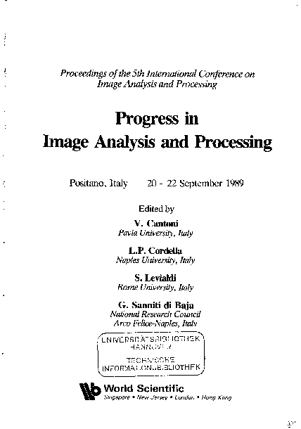 (PDF) Progress in Image Analysis and Processing