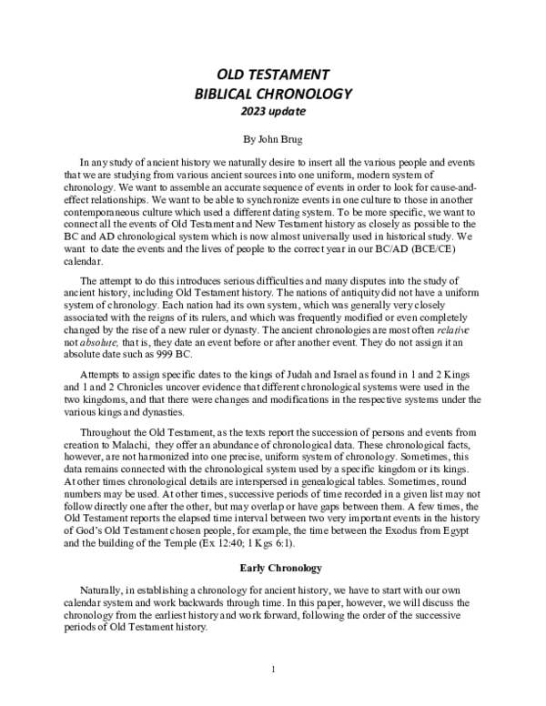 (PDF) OT Chronology 2023 Update