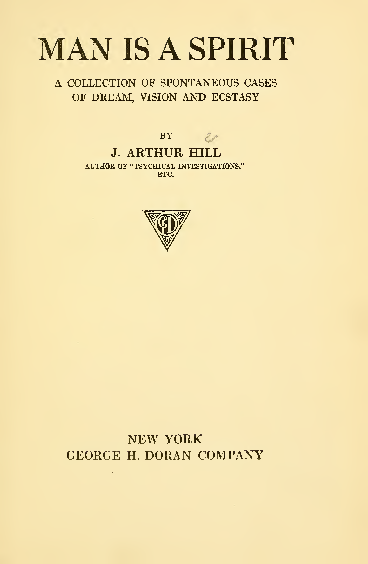 (PDF) Man is a Spirit; a Collection of Spontaneous Cases of Dream ...
